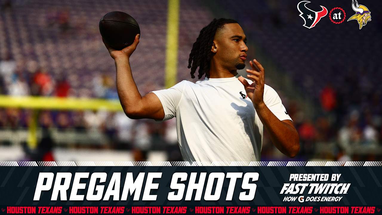 Pregame Photos: Texans prepare for Week 3 at Vikings