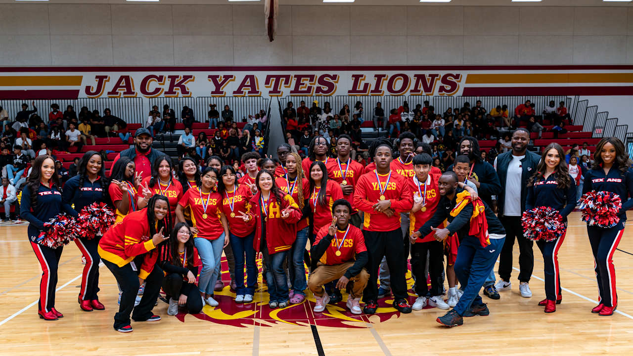 Texans Friday Playoff Pep Rally