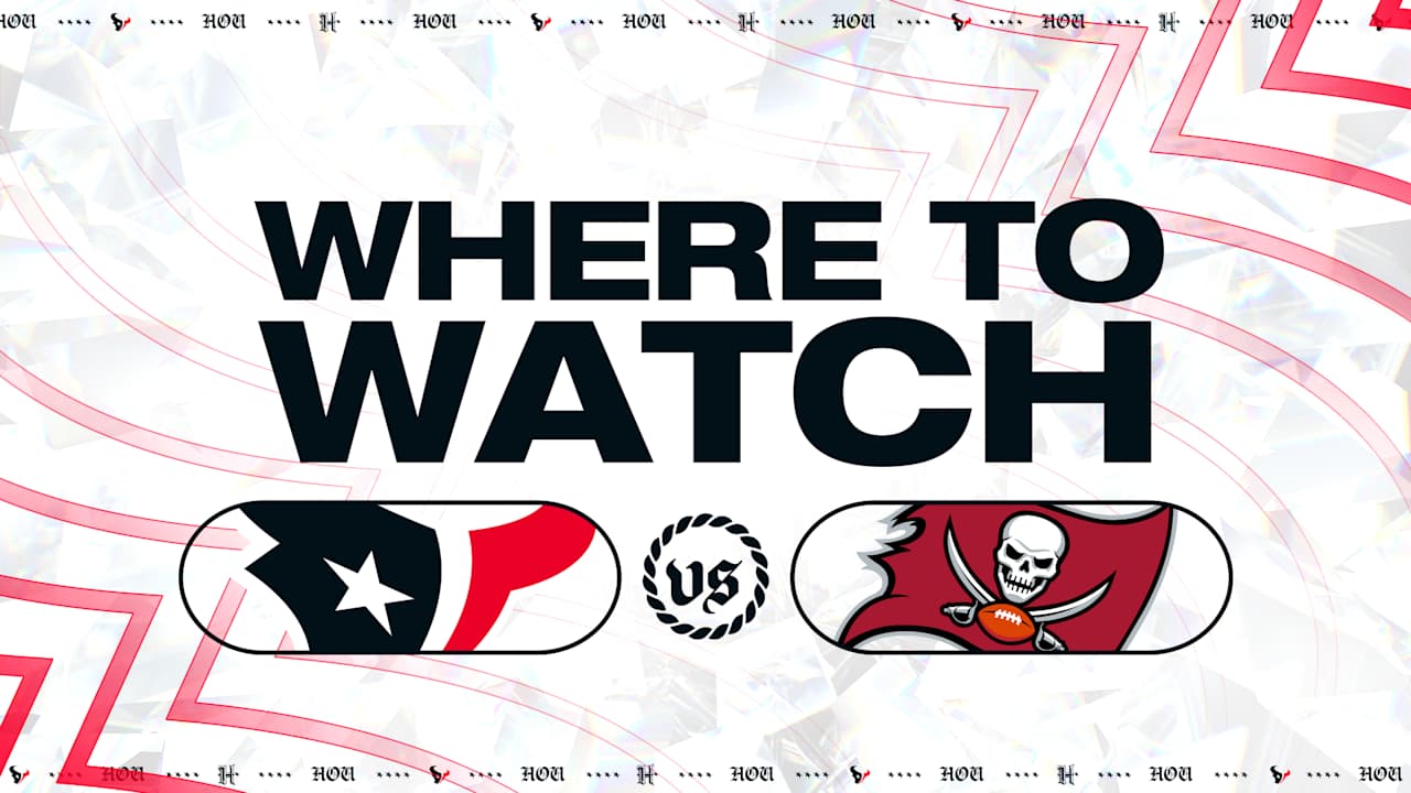 Where to stream, watch or listen to Texans vs Buccaneers