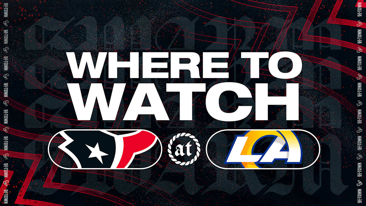 Where to stream, watch or listen to Texans at Rams
