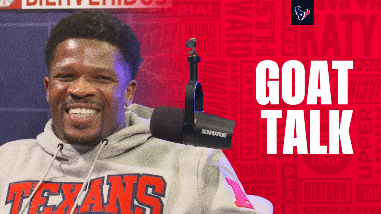 GOAT TALK | Legendary WR Andre Johnson & Johnathan Joseph talk GOATs on ...