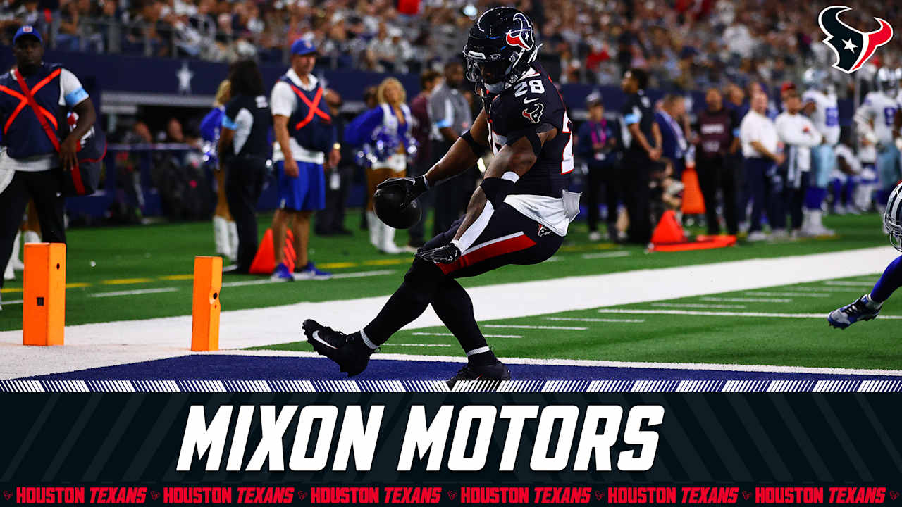 Houston Texans running back Joe Mixon cracked the 100-yard mark on the ground, again, on Monday ...