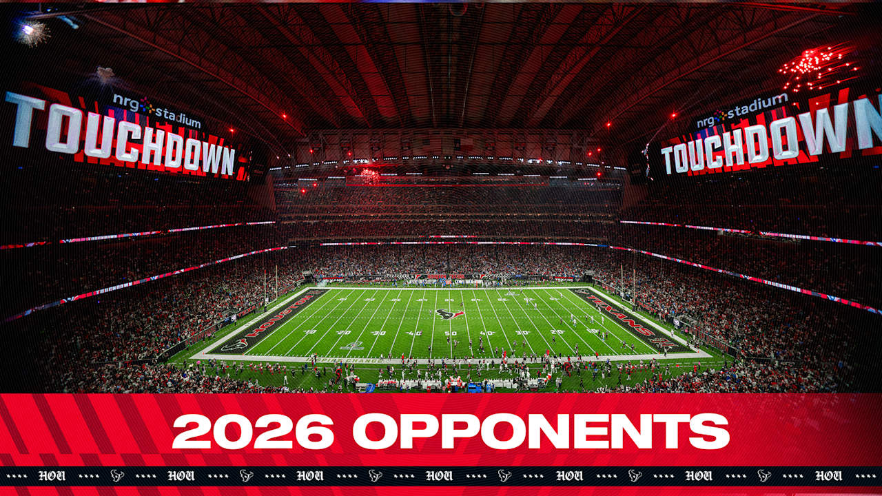 Houston Texans 2026 Opponents Revealed