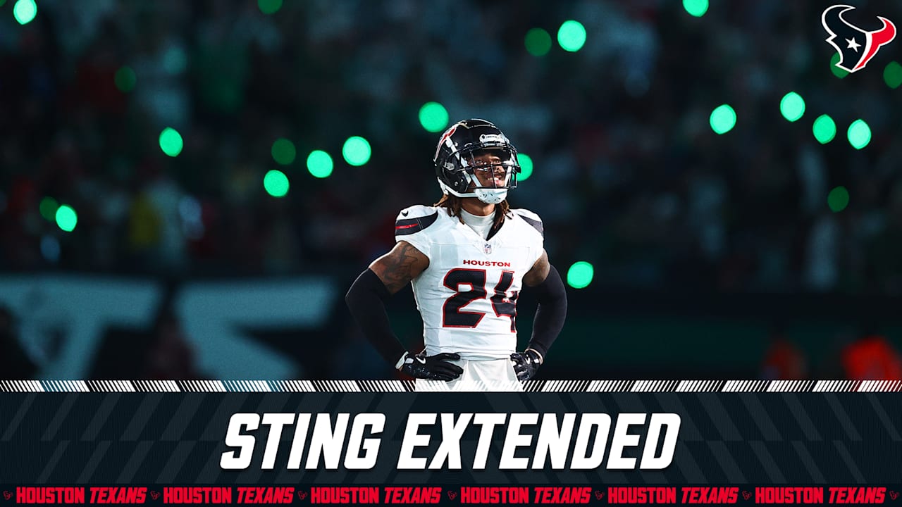 Houston Texans cornerback Derek Stingley, Jr. signed a contract extension Monday morning, and ...