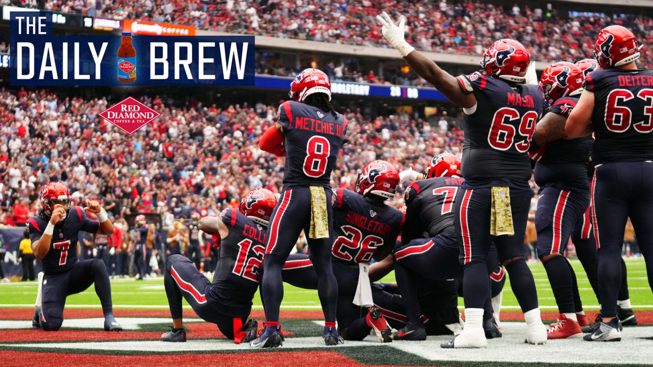 The Houston Texans are winners of three in a row, and they'll host the ...
