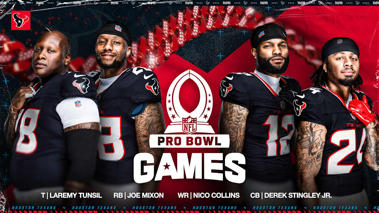 4 Houston Texans selected to 2024 Pro Bowl