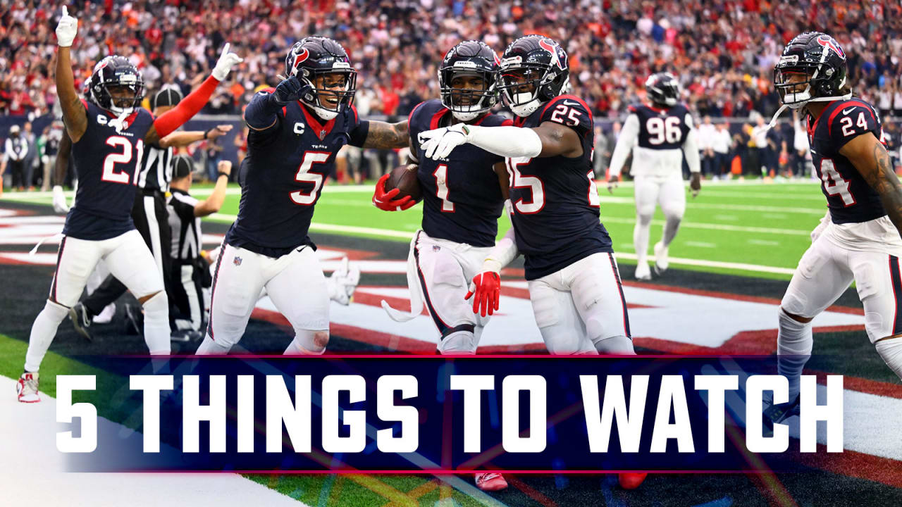 Here are five things to watch when the Houston Texans face the New York ...