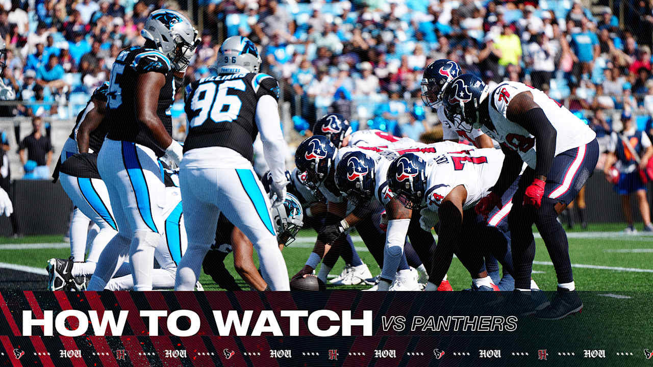How to stream, watch or listen to Texans vs Panthers