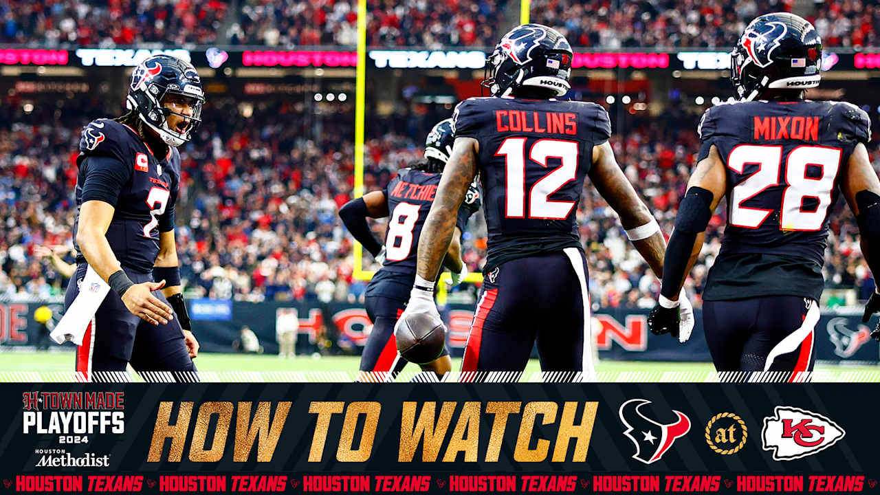 Where can I watch or listen to the Texans game?