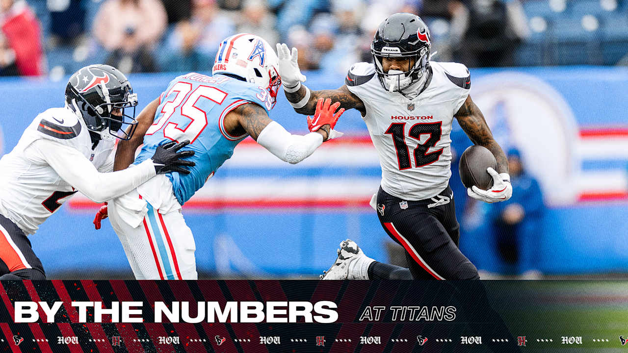 By the Numbers: Texans at Titans