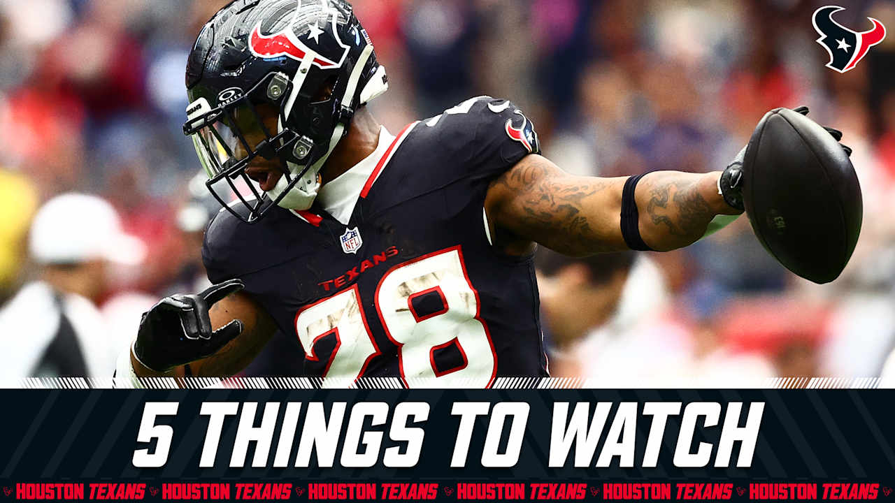Here are five things to watch when the Houston Texans face Aaron ...