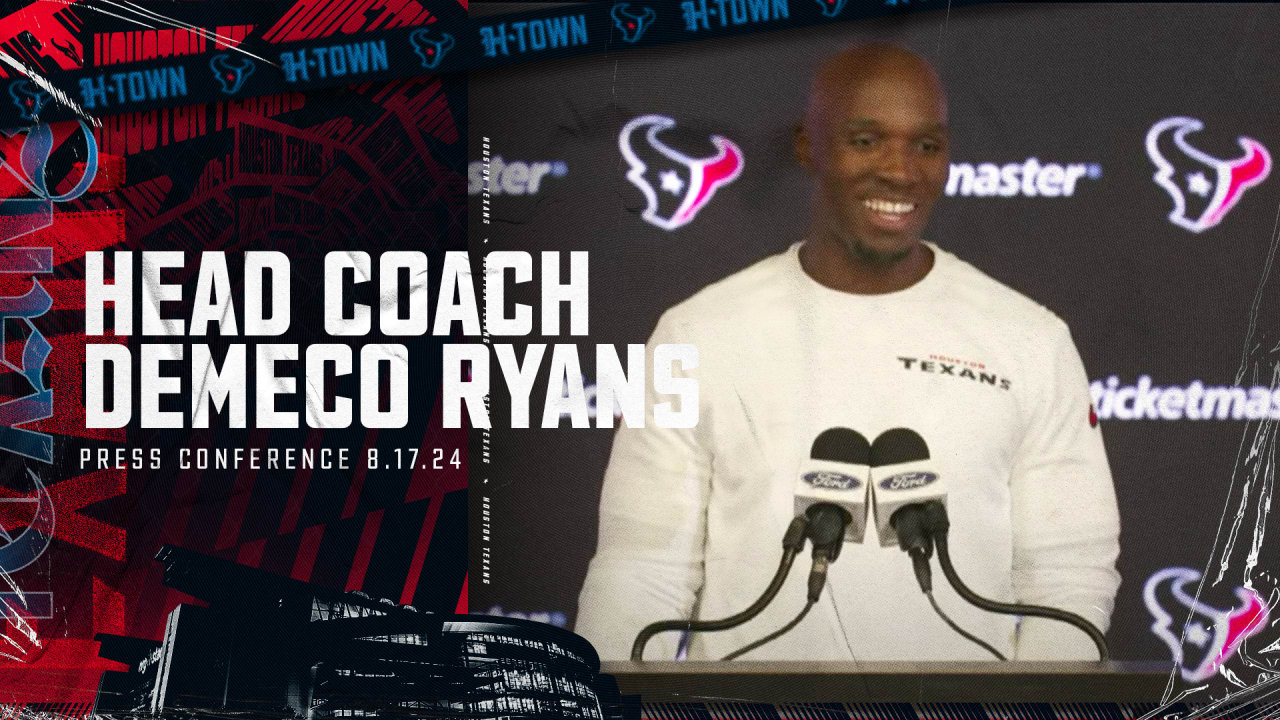 Texans Head Coach DeMeco Ryans speaks after preseason win over New York Giants