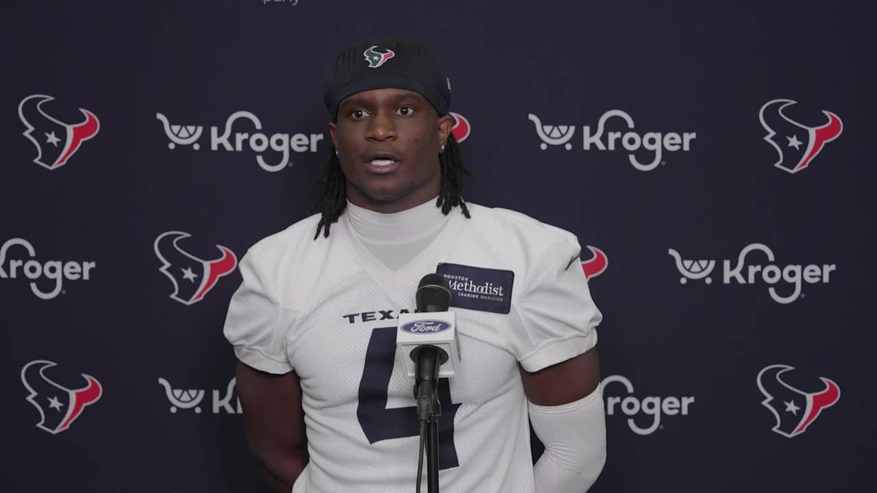 Kamari Lassiter spoke to the media on June 3, 2025