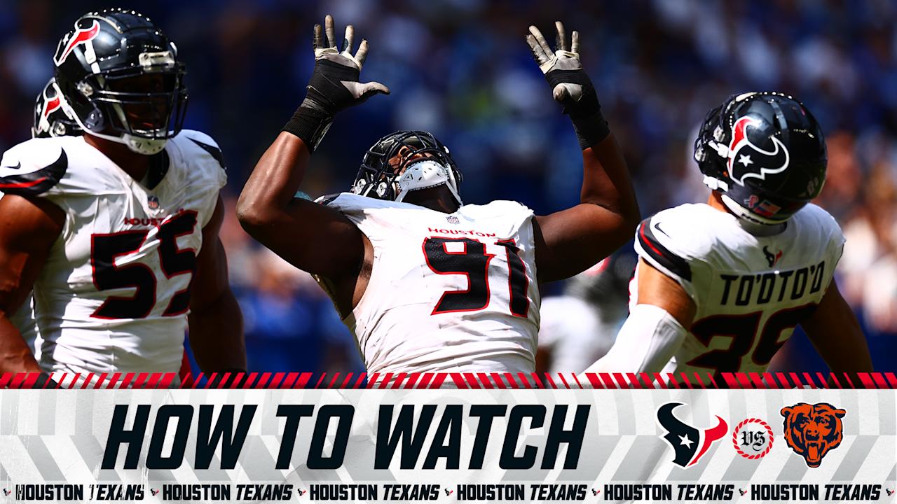 How to watch, listen and stream Houston Texans vs Chicago Bears | Week 2