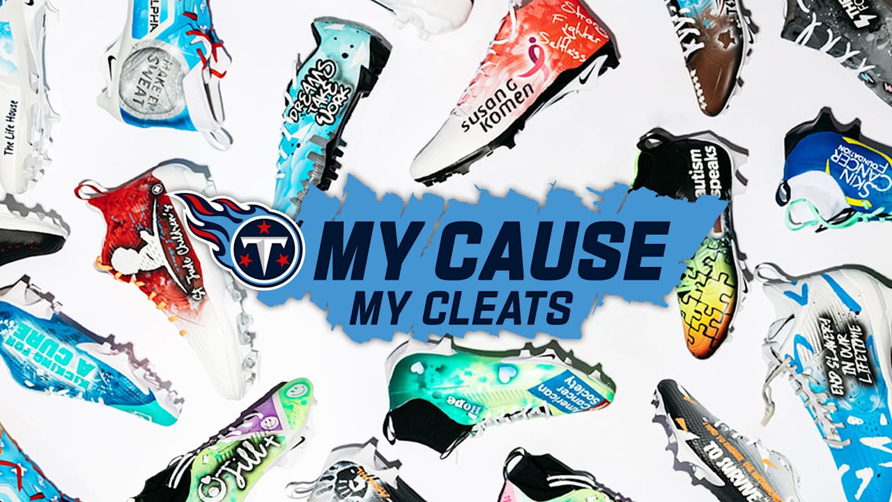 My Cause, My Cleats: Titans Will Express Themselves on Their Cleats vs ...