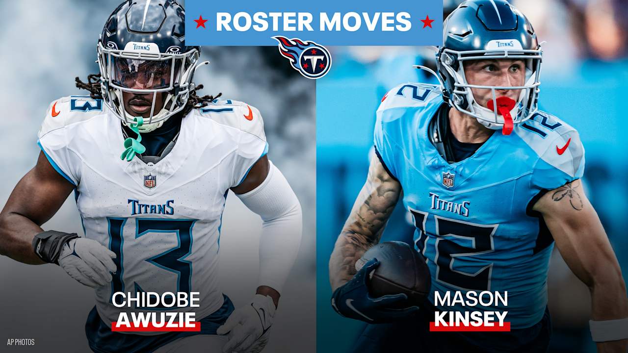 Titans Make a Flurry of Roster Moves Ahead of Sunday's Game vs the Jaguars