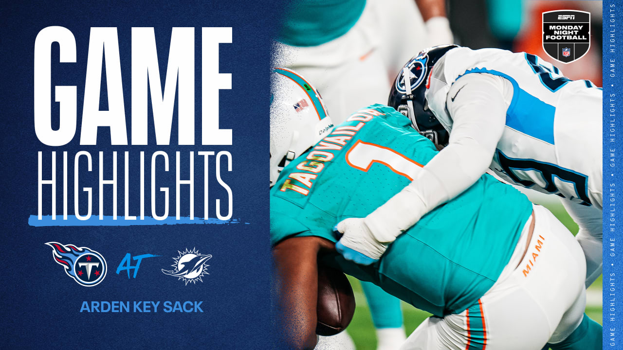 Arden Key Takes Down Tua for 4-Yard Loss | Game Highlights