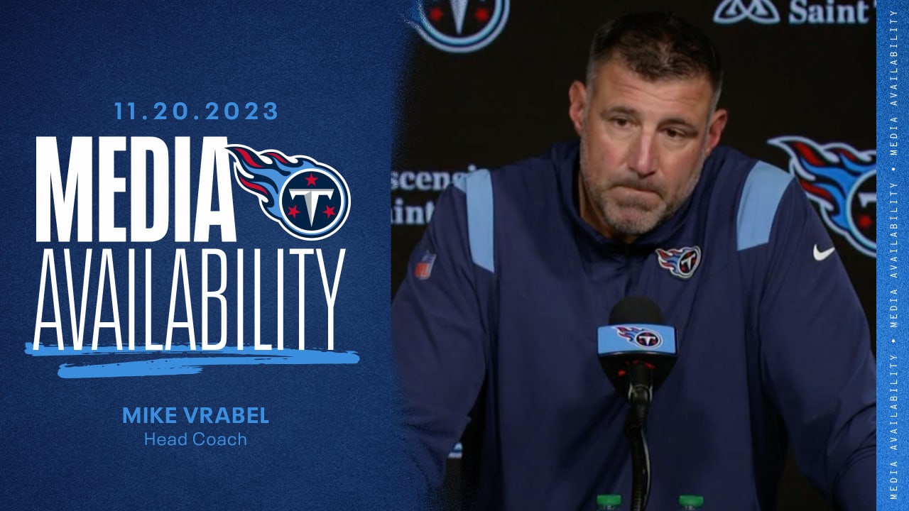 Count on Our Leadership | Mike Vrabel Media Availability