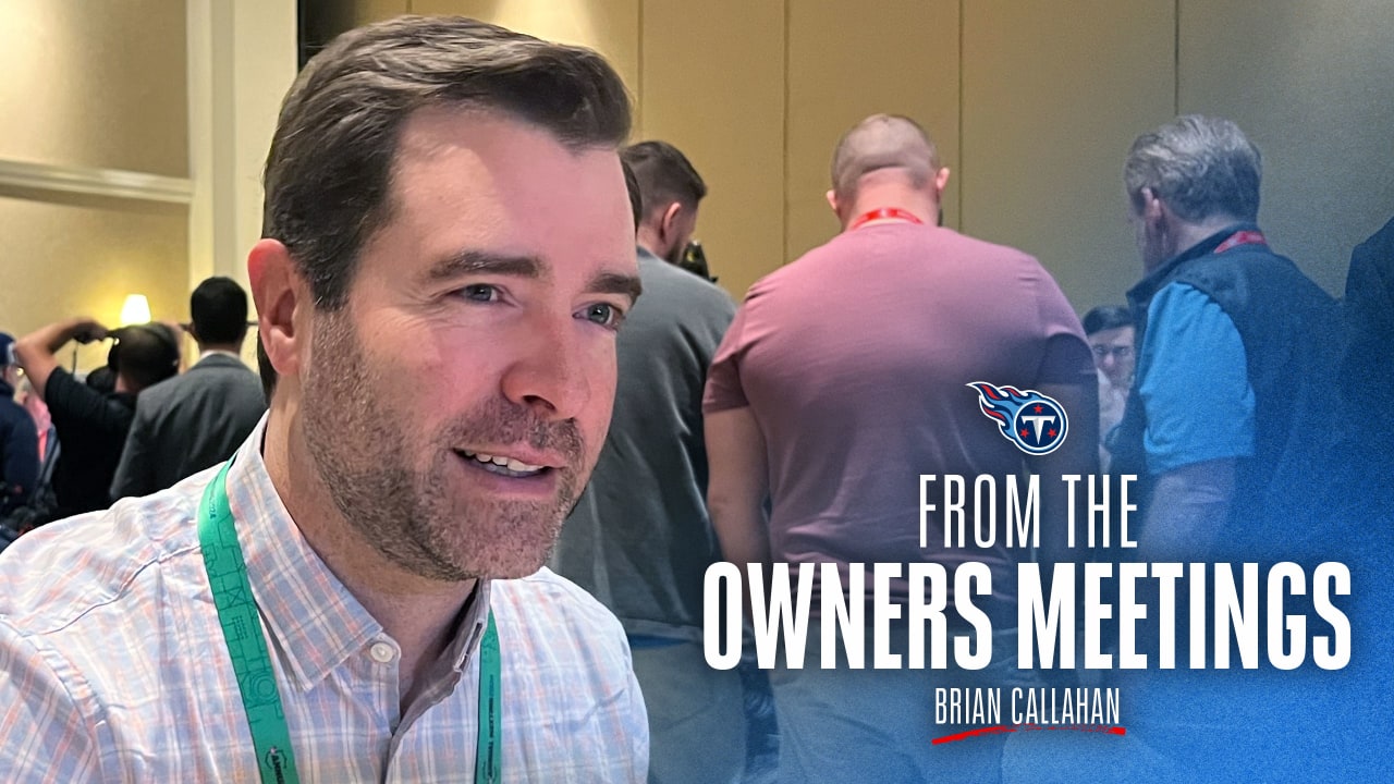 Titans HC Brian Callahan Tackles a Bunch of Topics From the NFL Owners ...