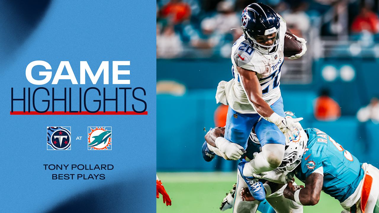 Tony Pollard's Best Plays from 108-Yard Game vs. Dolphins Week 4 | Game ...