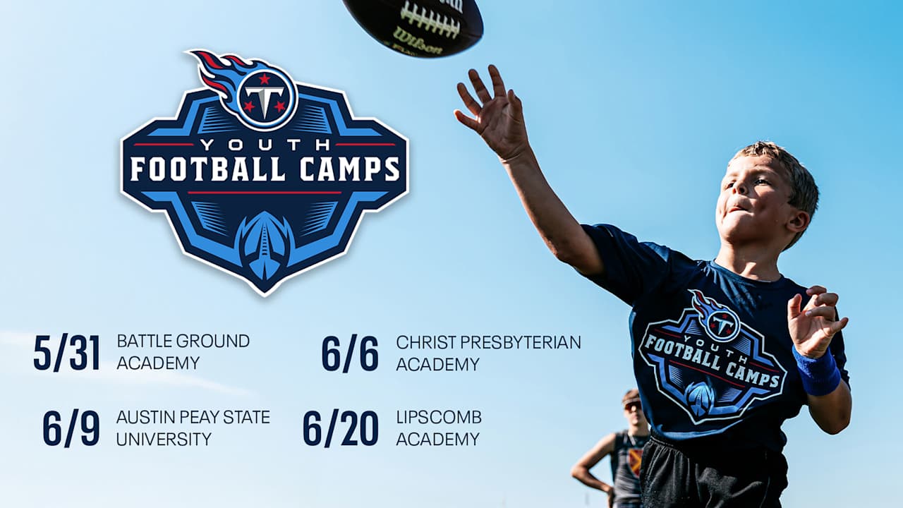 Tennessee Titans Announce 2025 Youth Football Camps Schedule