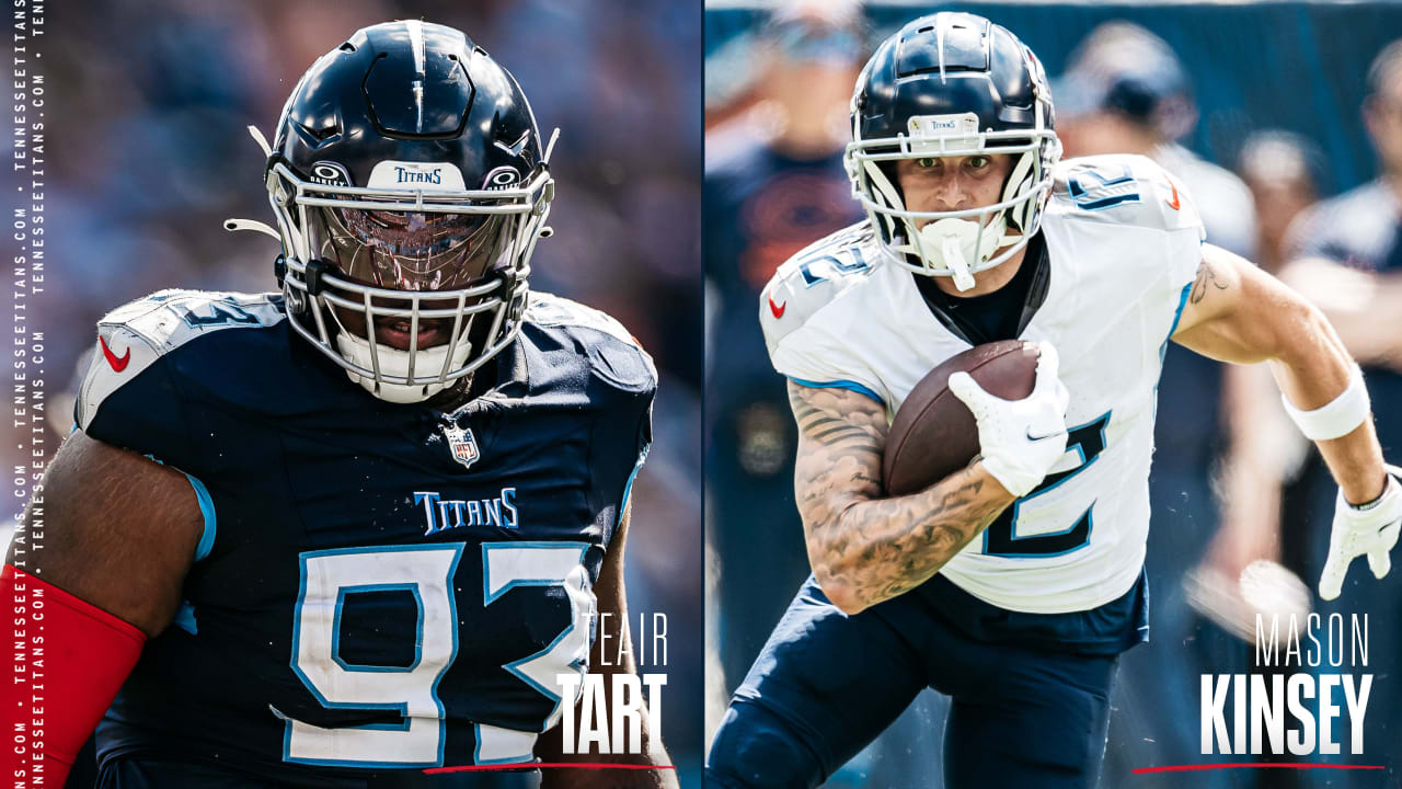 Titans Promote WR Mason Kinsey to 53-Man Roster, While Waiving DL Teair ...