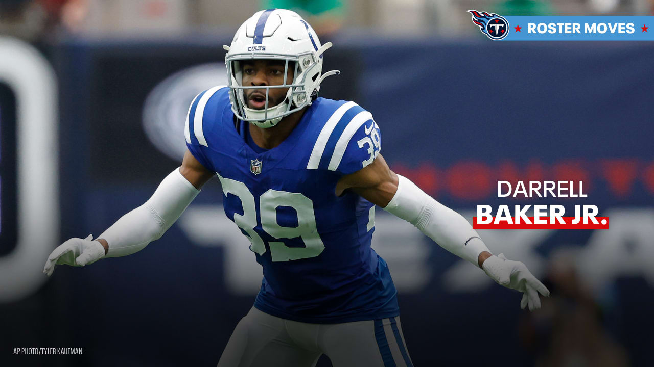 Titans Claim Former Colts CB Darrell Baker Jr. Off Waivers