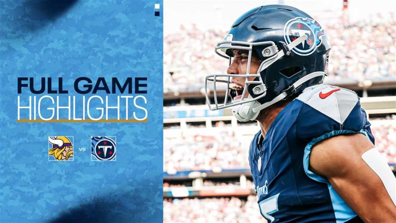 Vikings vs. Titans Highlights Week 11 | Game Highlights