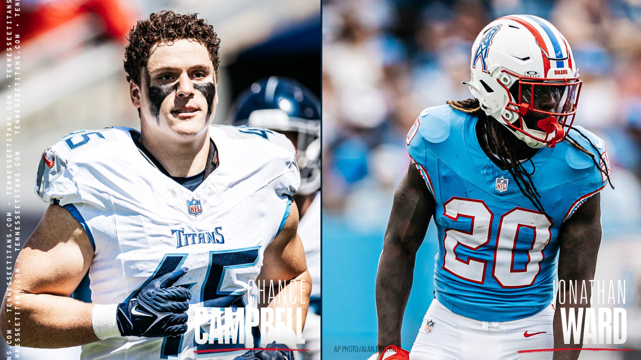 Titans Promote LB Chance Campbell, RB Jonathan Ward to 53-Man Roster ...