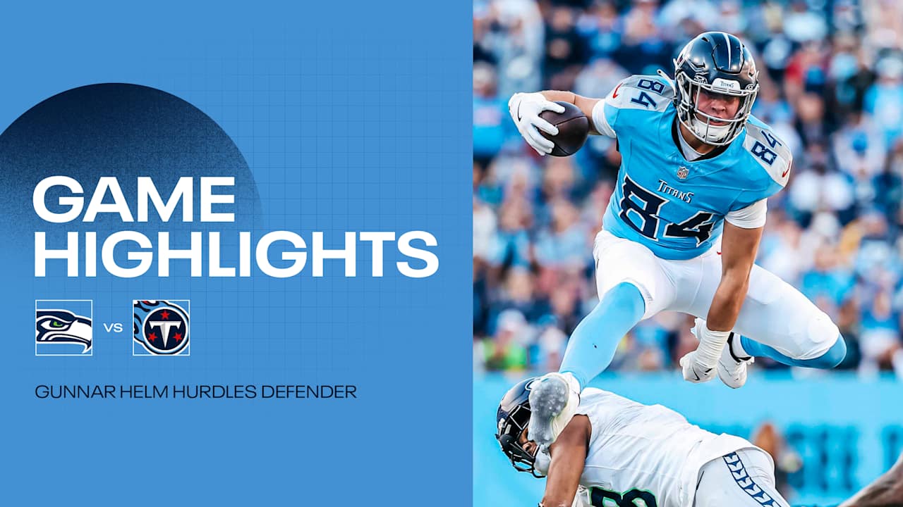 Gunnar Helm Makes Leaping Hurdle Over a Seahawk | Game Highlights