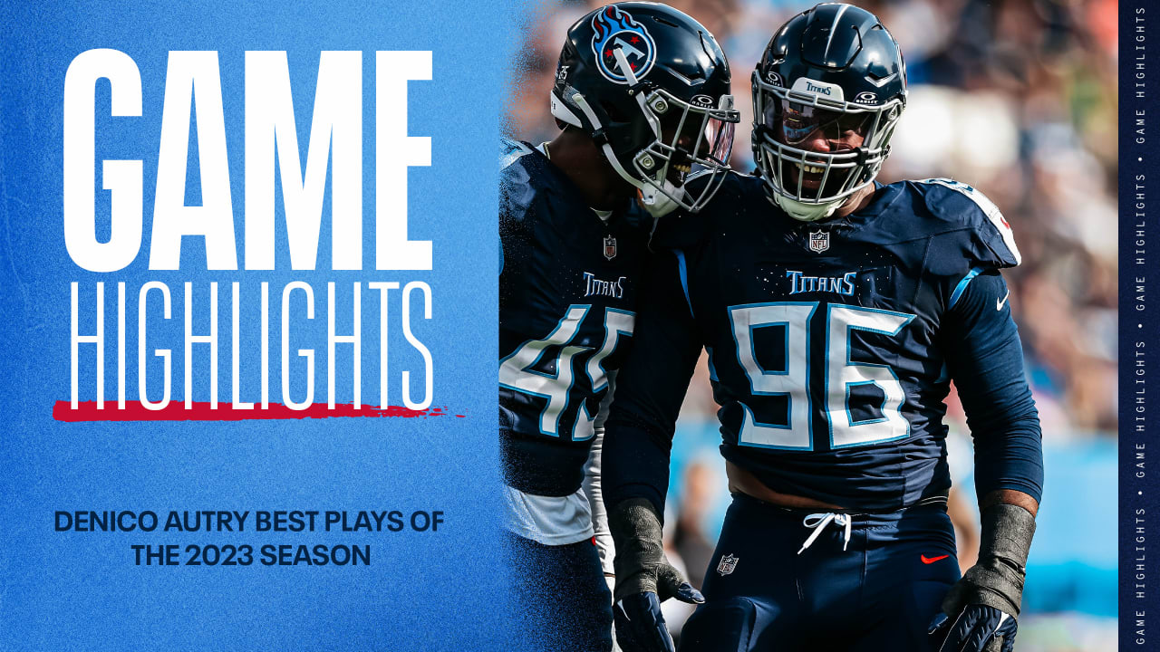 Denico Autry Best Plays of the 2023 Season | Game Highlights