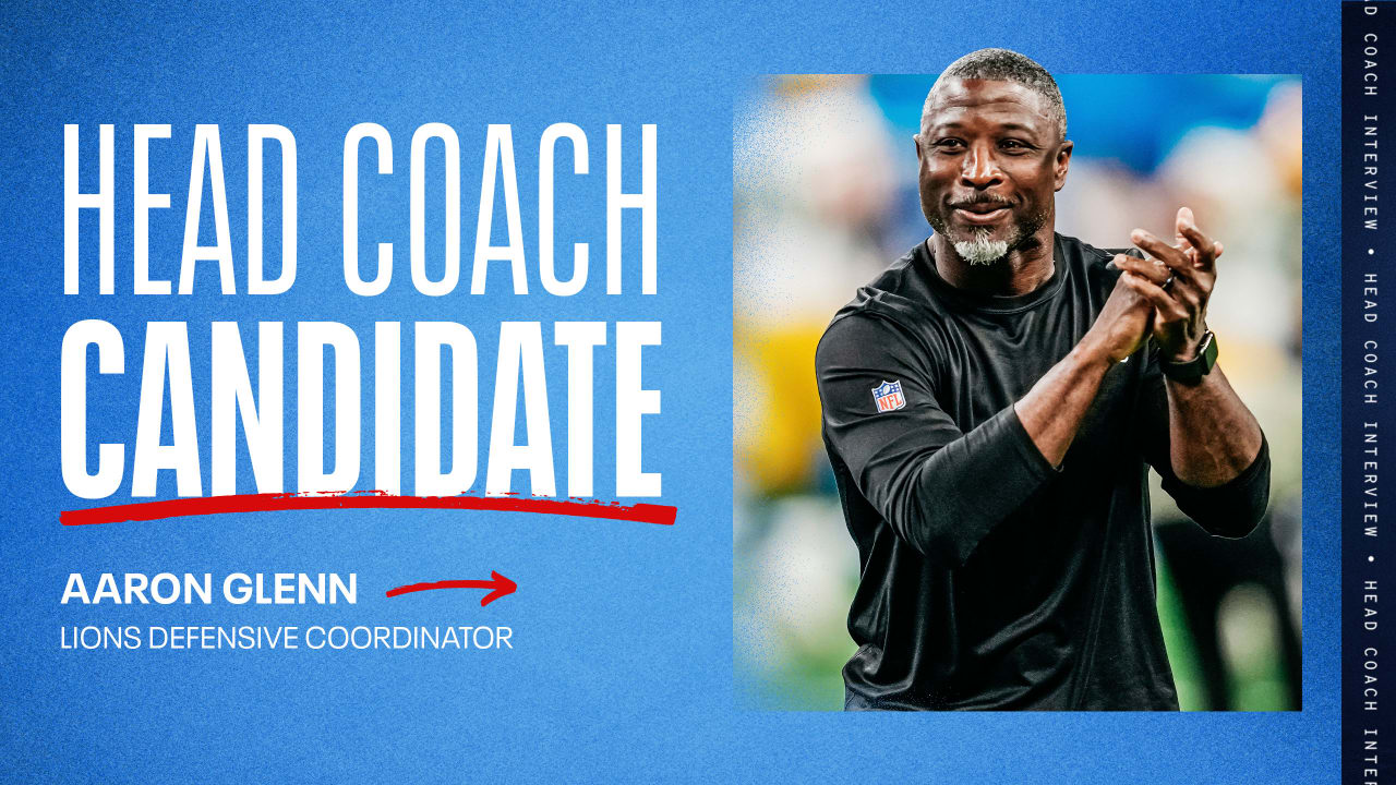 Titans Complete Interview With Lions DC Aaron Glenn for Head Coach Position