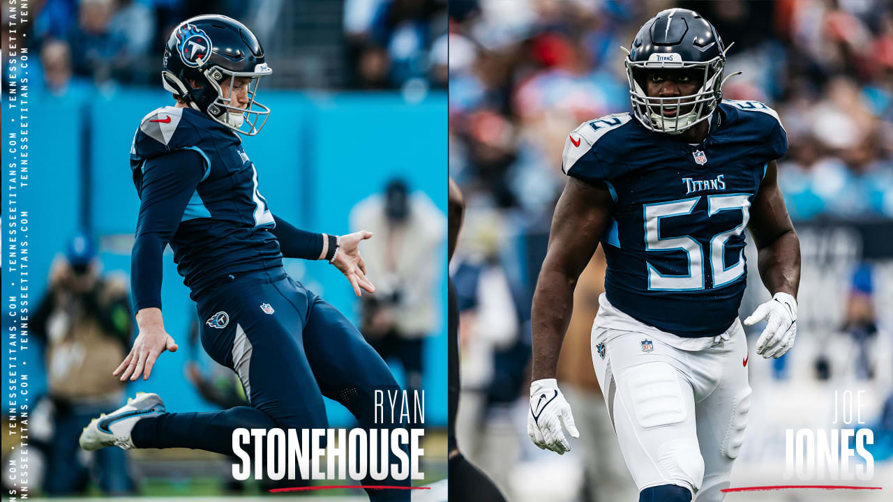 Titans Place Punter Ryan Stonehouse, LB Joe Jones on Injured Reserve