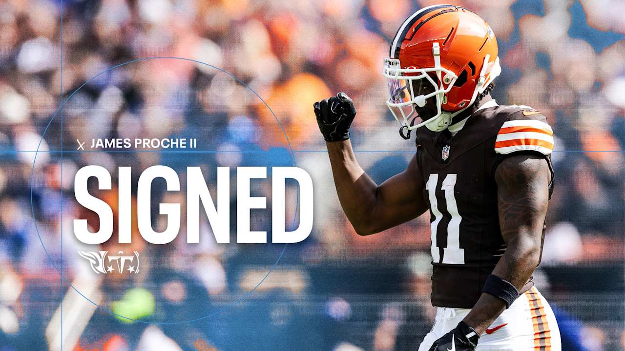 Titans Sign Receiver/Returner James Proche II