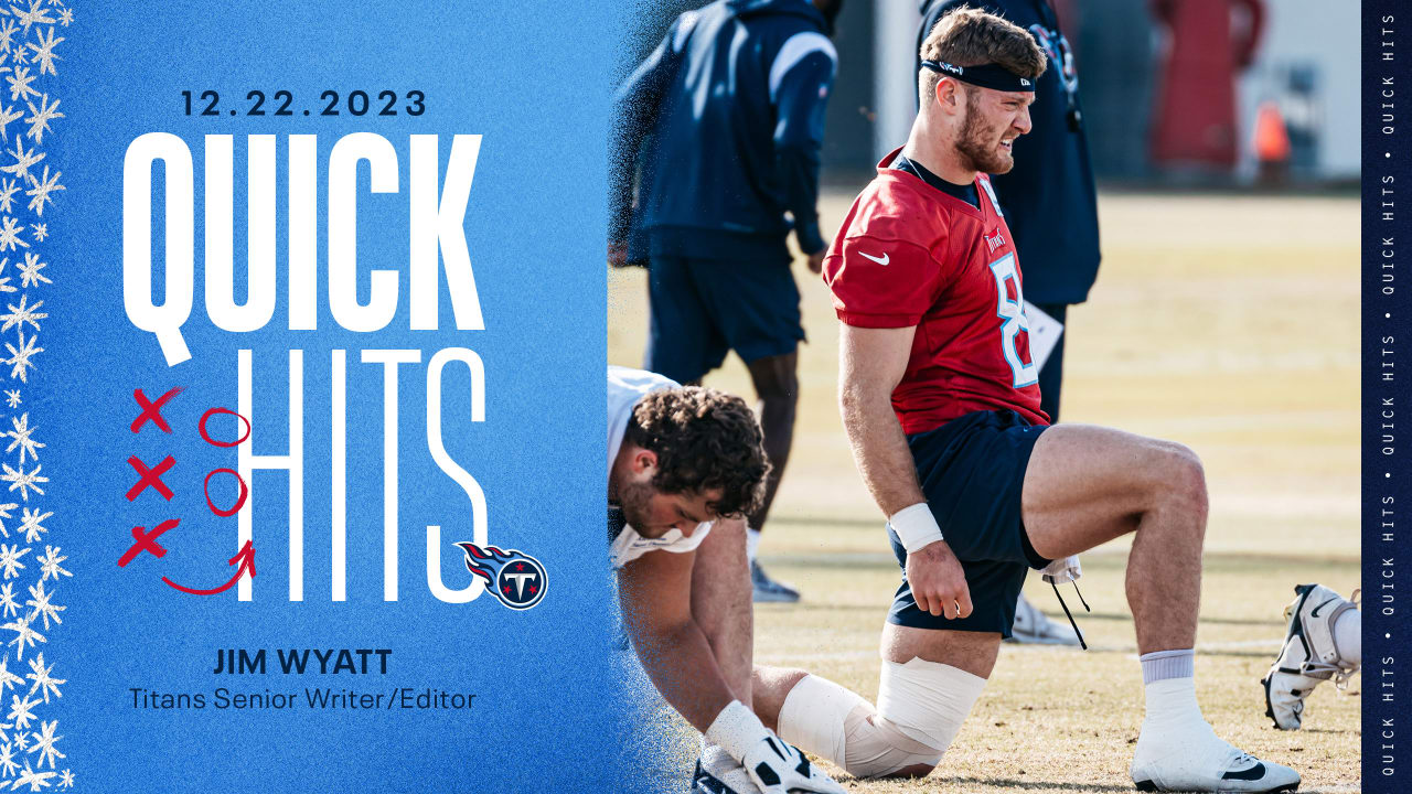 Quick Hits on the Titans from Friday of Seahawks Week