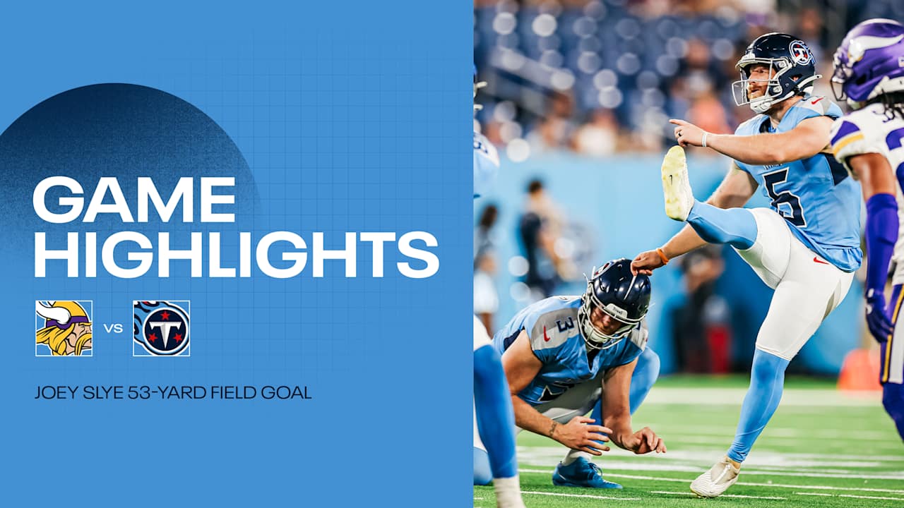 Joey Slye Double-Doink Field Goal! | Game Highlights