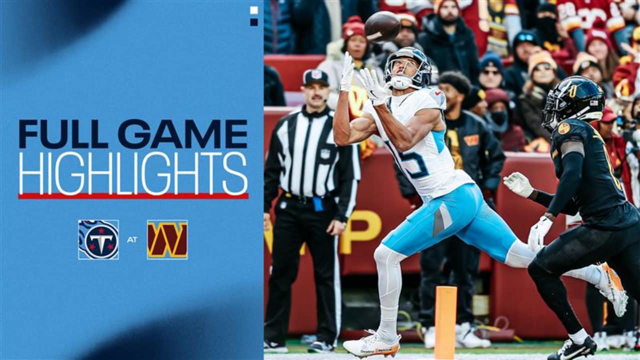 Titans at Commanders Highlights Week 13 | Game Highlights