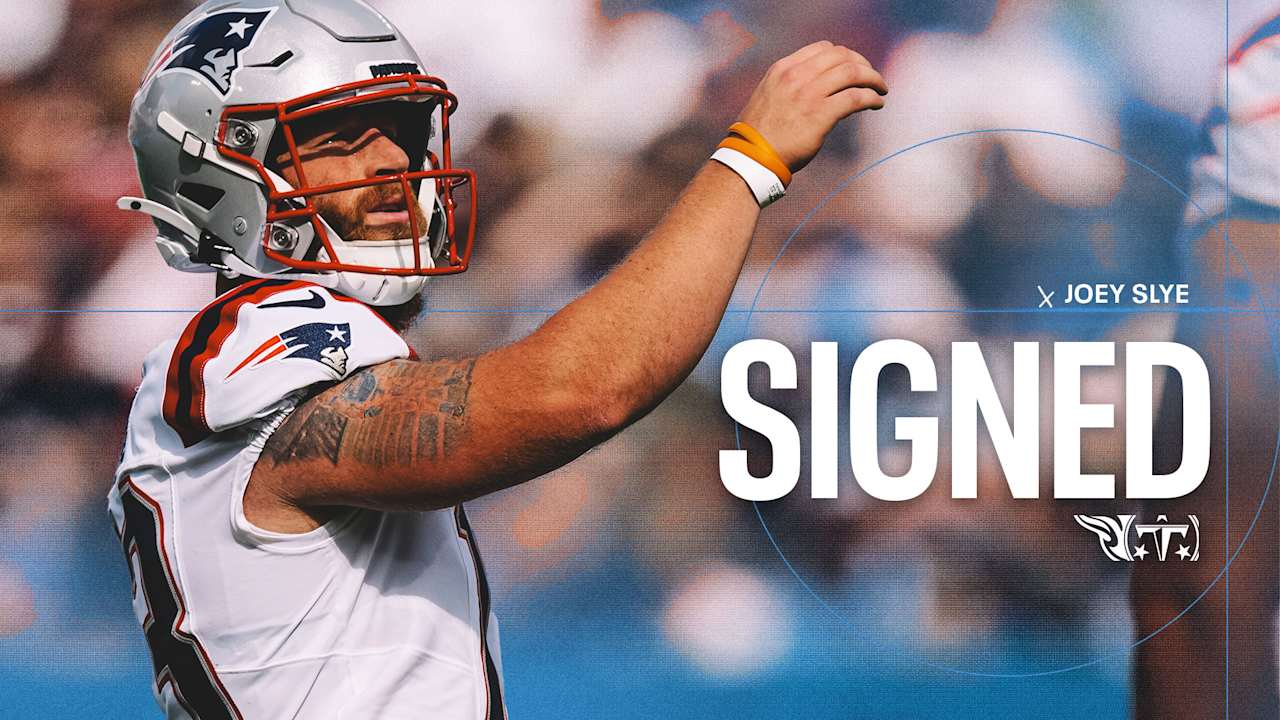 Titans Sign Former Patriots Kicker Joey Slye