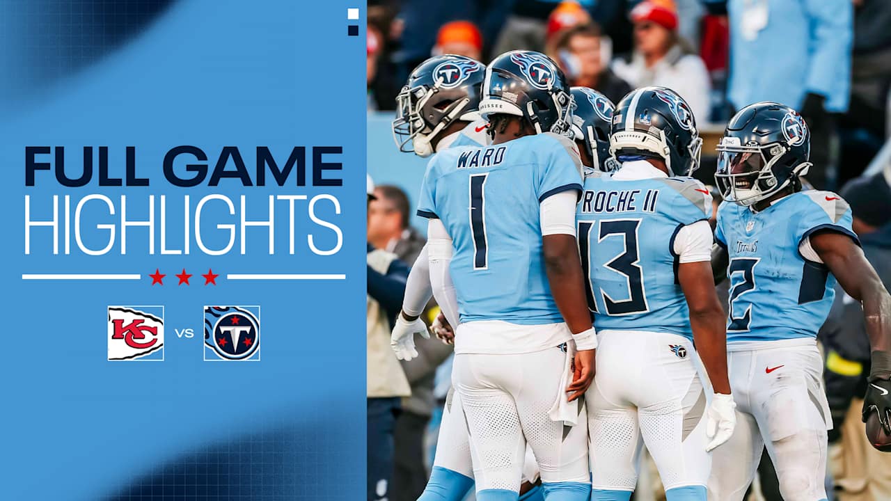 Chiefs vs. Titans Highlights Week 16 | Game Highlights
