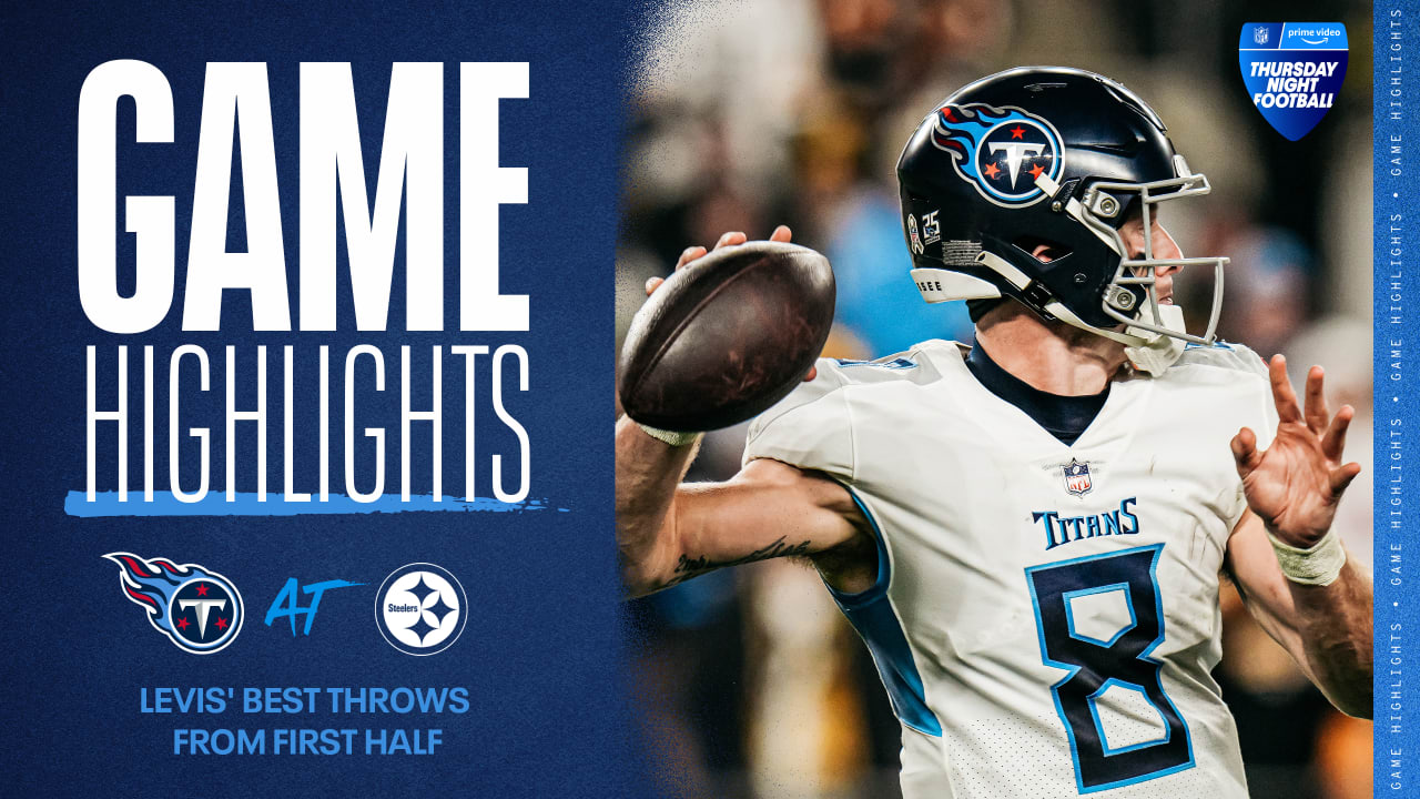 Next Gen Stats: Will Levis' Best Throws From First Half vs. Steelers ...