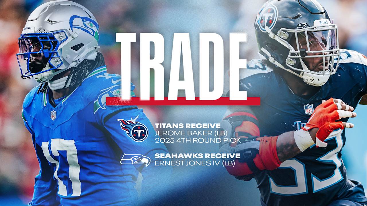 It’s Official: Titans Trade LB Ernest Jones IV to Seahawks for LB ...