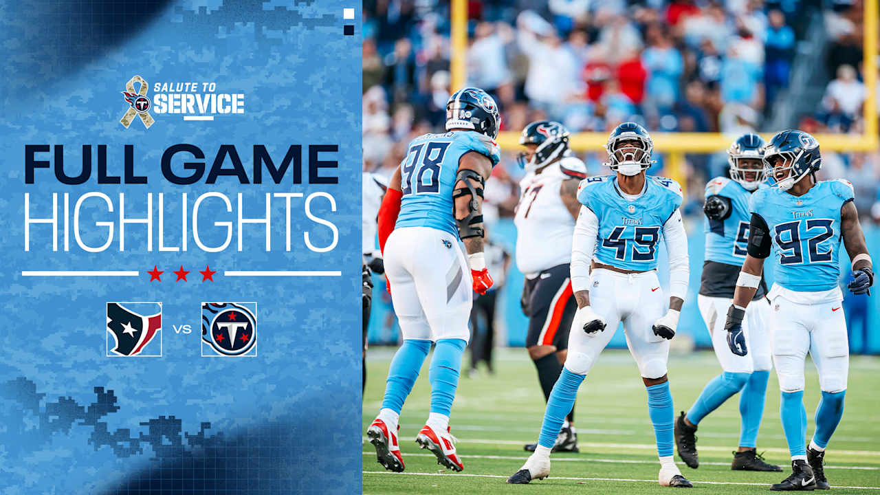 Texans vs. Titans Highlights Week 11 | Game Highlights