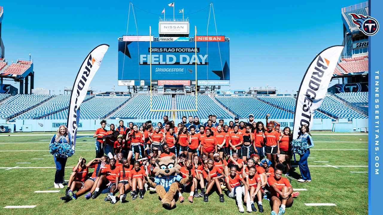 Titans and Bridgestone Partner to Host Largest Girls Flag Football ...