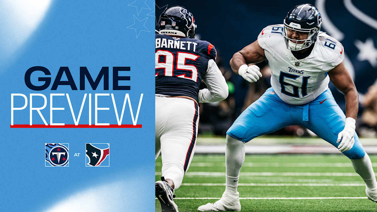Game Preview: Titans Travel to Meet Division Rival Texans