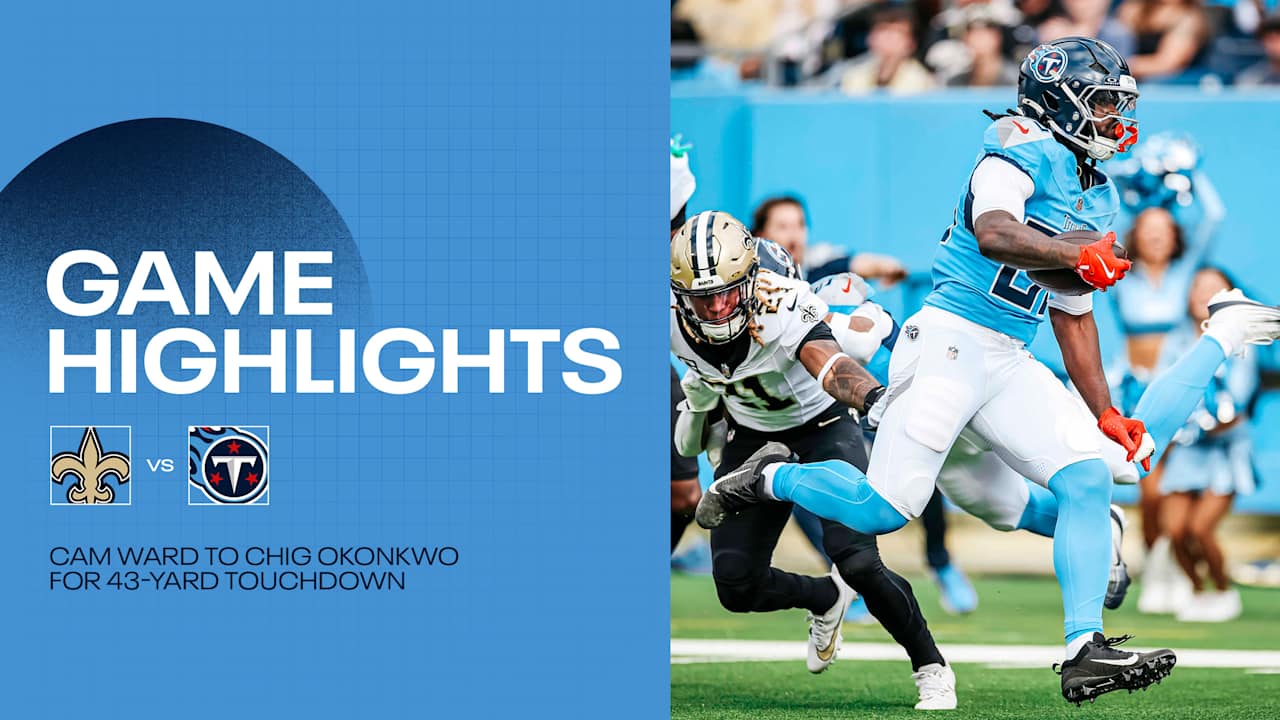43-Yard TD! Cam Ward to Chig Okonkwo for Six | Game Highlights