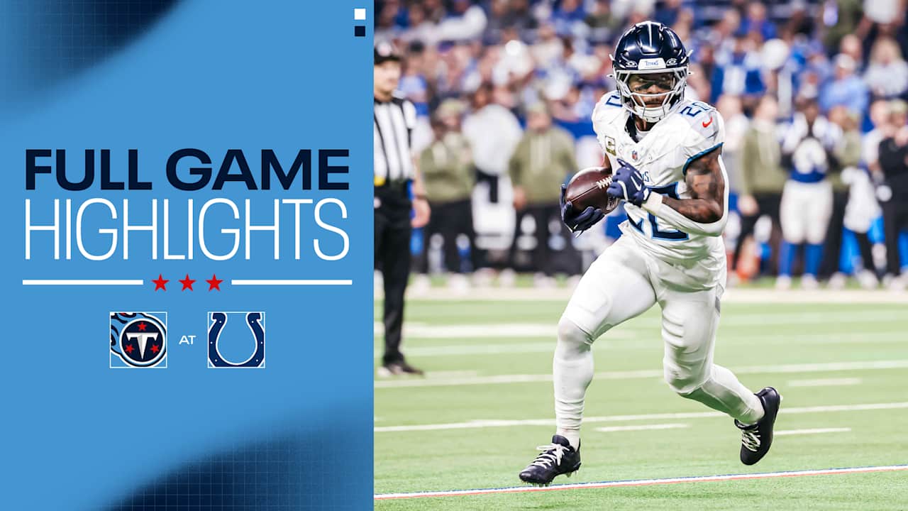 Titans vs. Colts Highlights Week 8 | Game Highlights