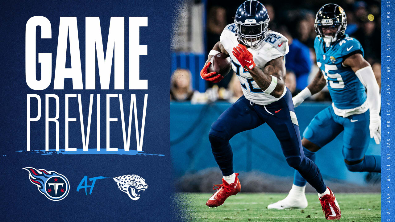 Game Preview: Titans Visit Jacksonville to Play First-Place Jaguars