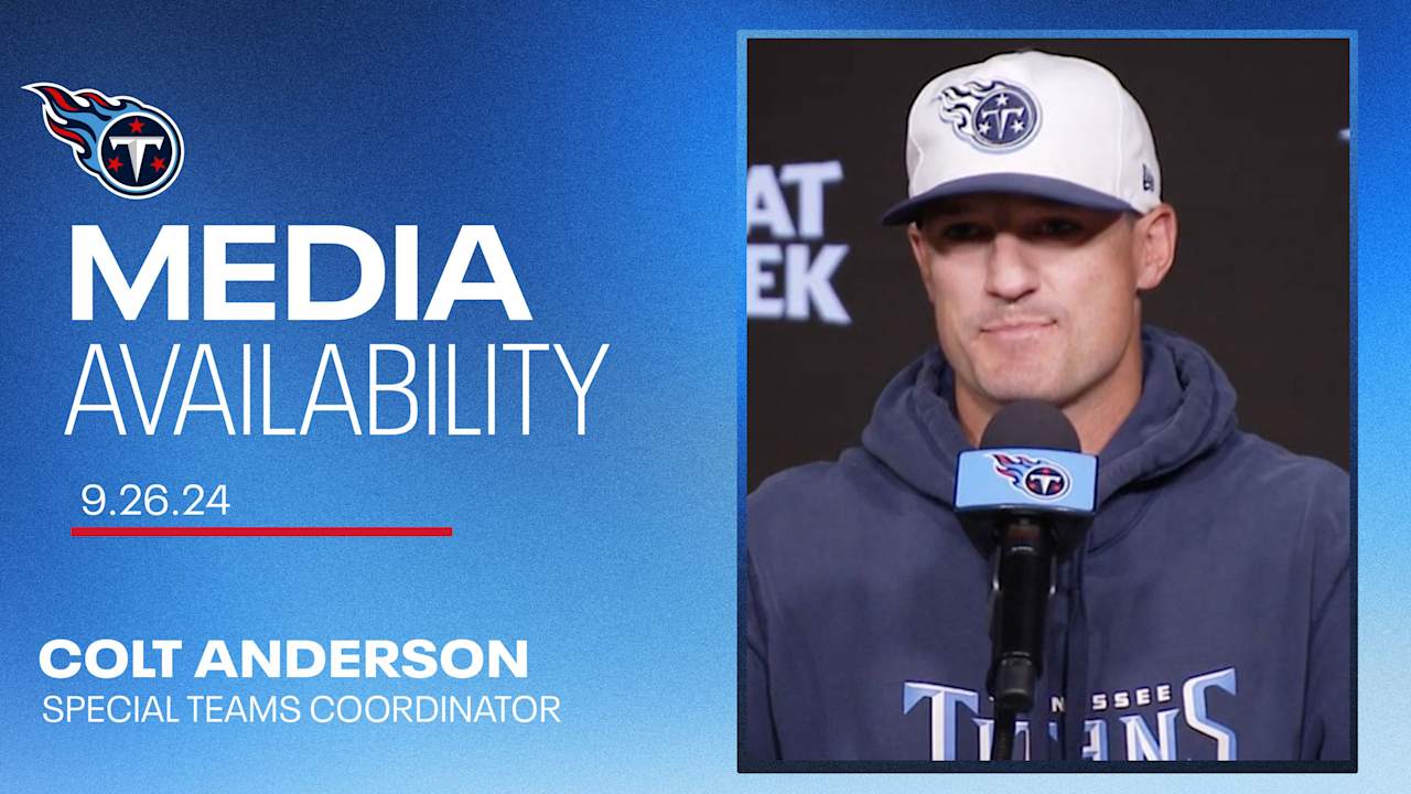 Continue to Get Better | Colt Anderson Media Availability