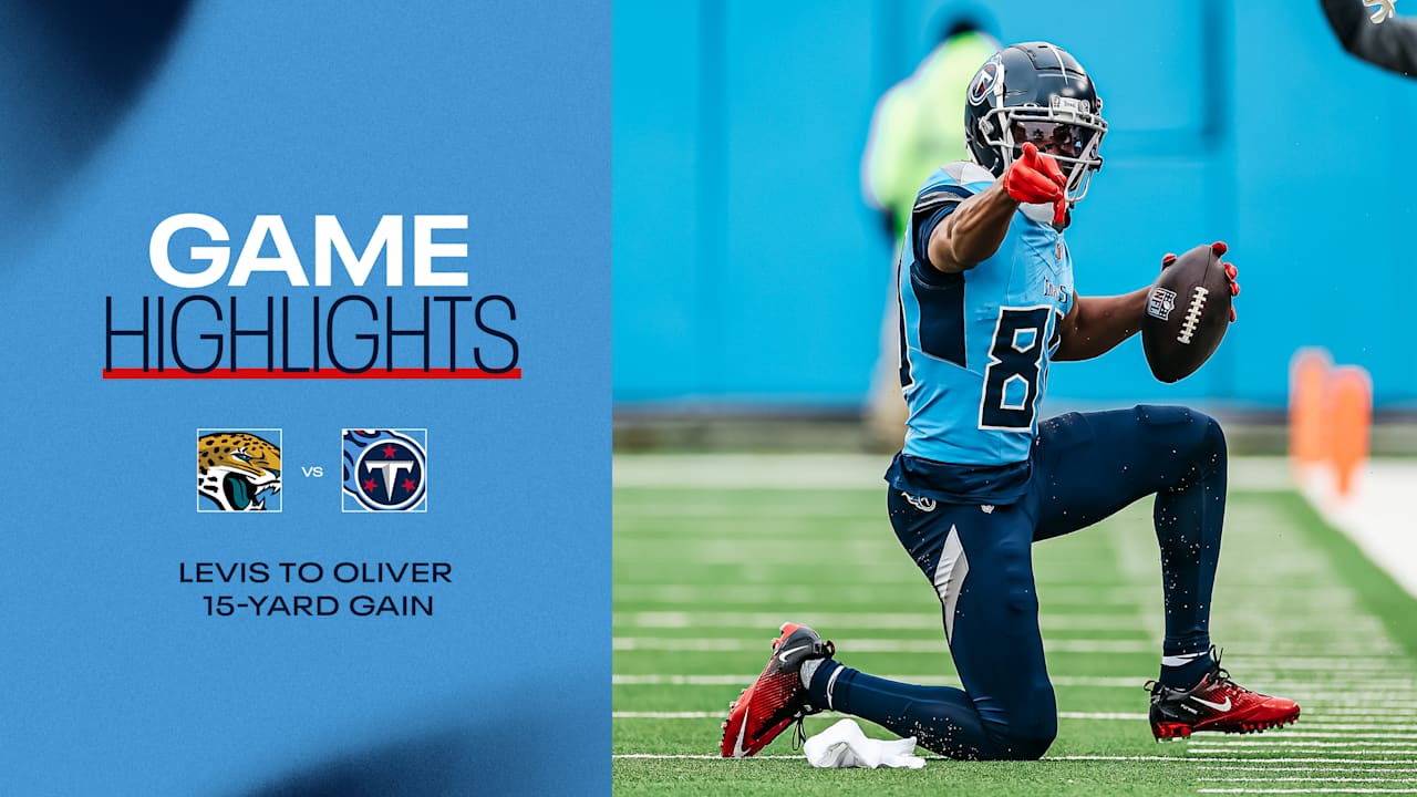 Levis Locates Oliver on a Rollout for 15 Yards | Game Highlights