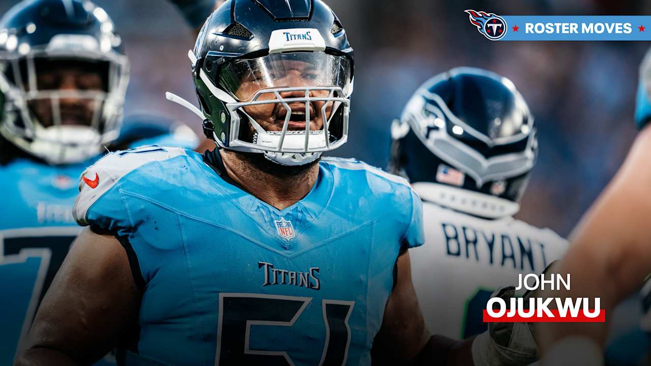 Titans Waive Offensive Lineman John Ojukwu
